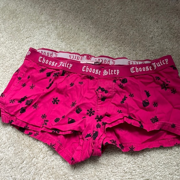 Juicy Couture | Intimates & Sleepwear | Juicy Couture Boxer Pj Shorts ...